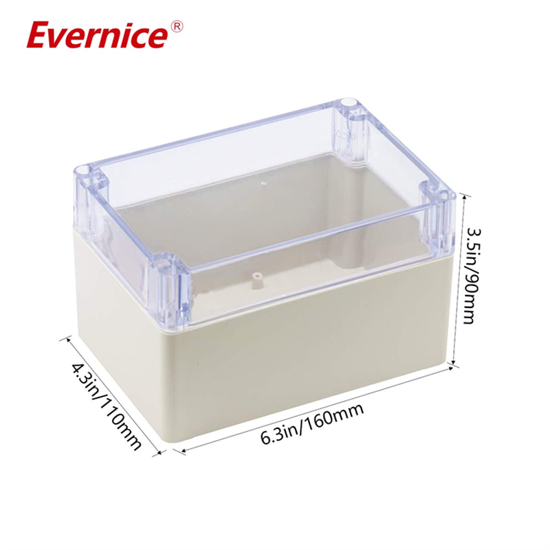 Clear Cover Plastic Enclosure Transparent electronics enclosure ...